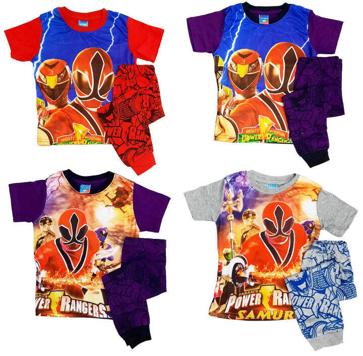 Power Rangers Kids Boy Sleepwear / Baju Kanak Lelaki / 男童装 (1-6Y ...