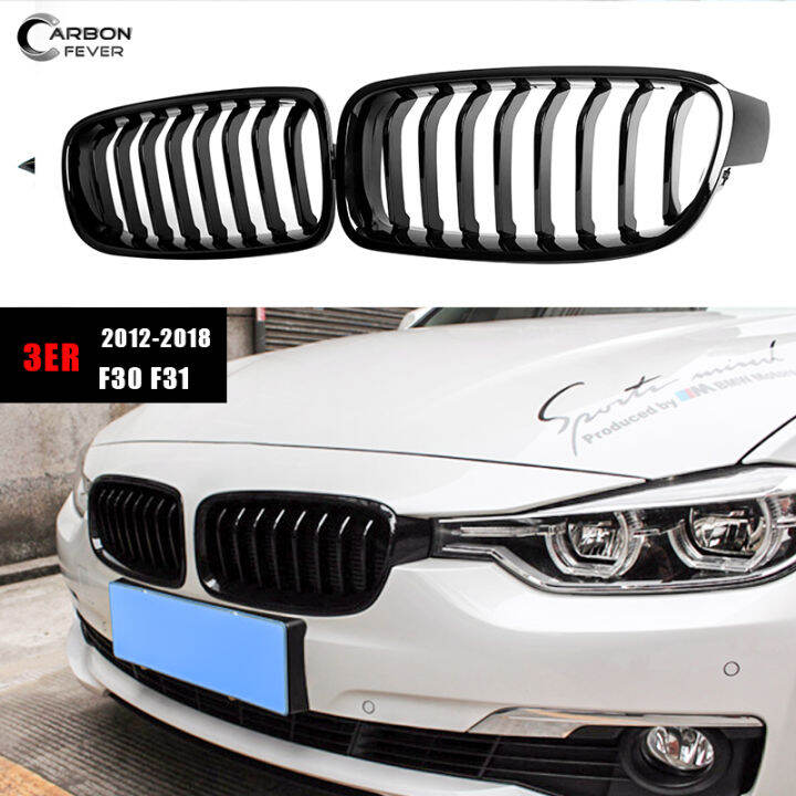 F30 Front Bumper Car Grills For BMW 3 Series Sedan F31 Wagon Single ...