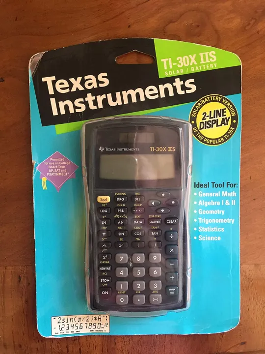 Back To School Texas Instruments Fundamental TI-30X IIS, 2-Line ...
