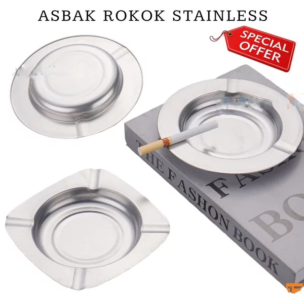 ASBAK AESTHETIC ASBAK ROKO STAINLESS STEEL TEMPAT ABU BESI ASBAK ...