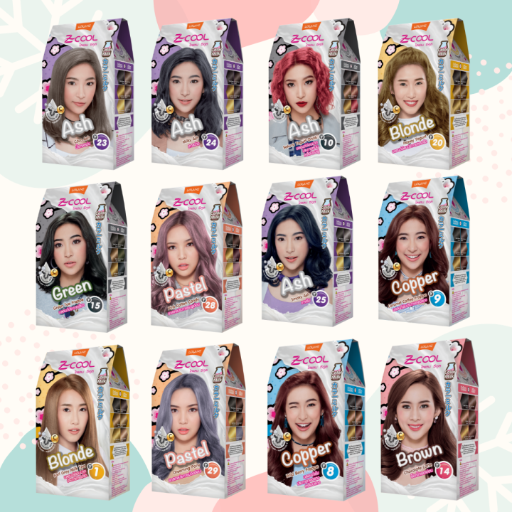 ครีมเปลี่ยนสีผมโลแลน Z-Cool Color Milk | Lazada.co.th