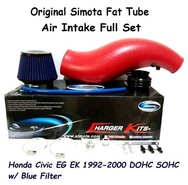 Original Simota Fat Tube Air Intake Filter Full Set DOHC SOHC for Honda ...