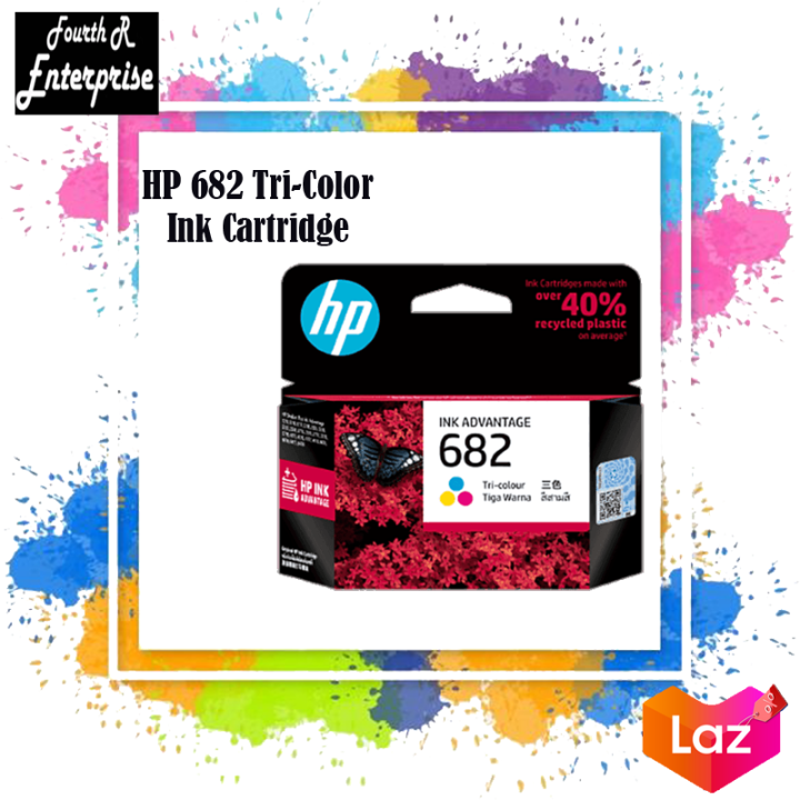 HP 682 Tri-Color Original Brandnew Ink Advantage Cartridge | Lazada PH