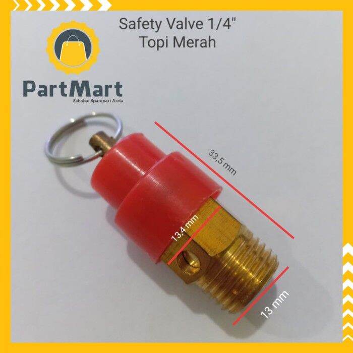 Safety Valve 1/4" Kompresor Angin | Lazada Indonesia