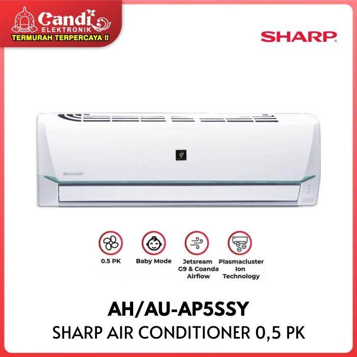 SHARP AC 0,5 PK AH/AU-AP5SSY | Lazada Indonesia