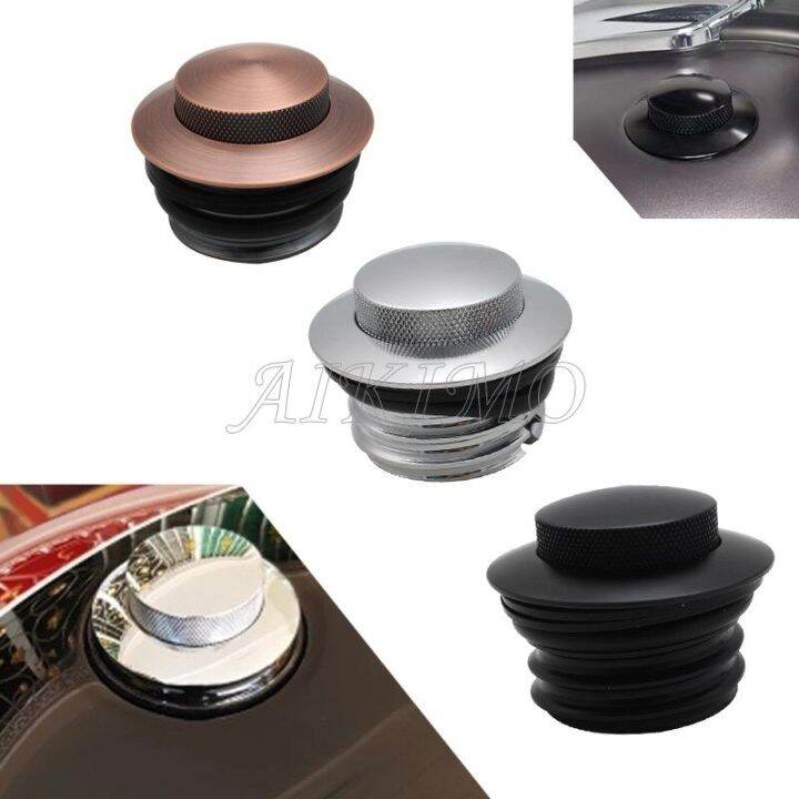 Motorcycle Pop Up Gas Cap Vented Fuel Oil Tank Cover For Harley ...
