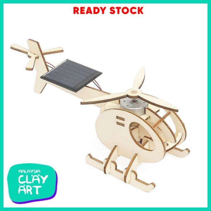 Solar Helicopter DIY Puzzle Pack STEM Toy | Science Education Set with ...