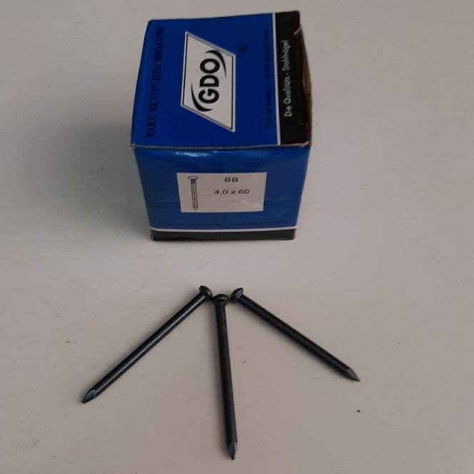 Paku beton hitam 6cm /60mm GDO | Lazada Indonesia