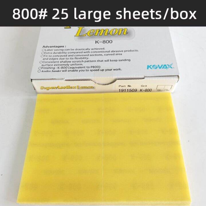 Japan KOVAX Square Soft Matte Paper Paint Surface Beauty Polishing Dry ...