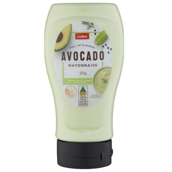 Coles Avocado mayonnaise, 350g (Assorted) | Lazada