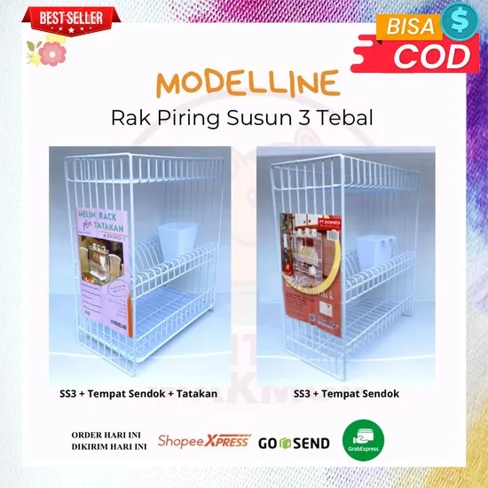 Rak Piring Terbaru 2022 Minimalis Tempat Plastik Stainless Model Rak ...