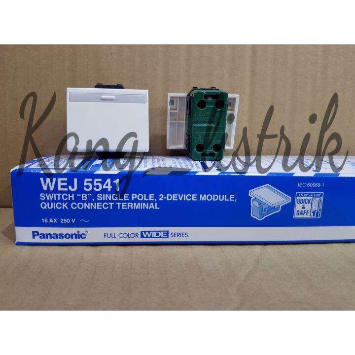 Saklar B Wide 16AX Panasonic - WEJ5541 | Lazada Indonesia