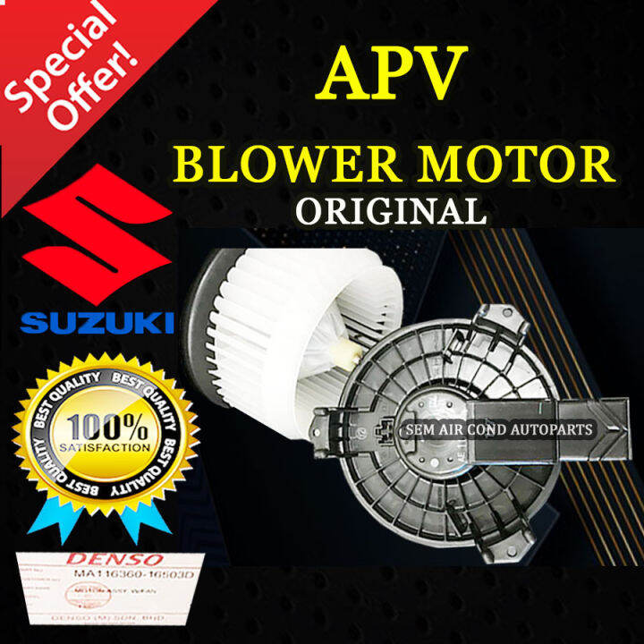 SUZUKI APV ORIGINAL DENSO ND BLOWER MOTOR (CAR AIRCOND SYSTEM) | Lazada