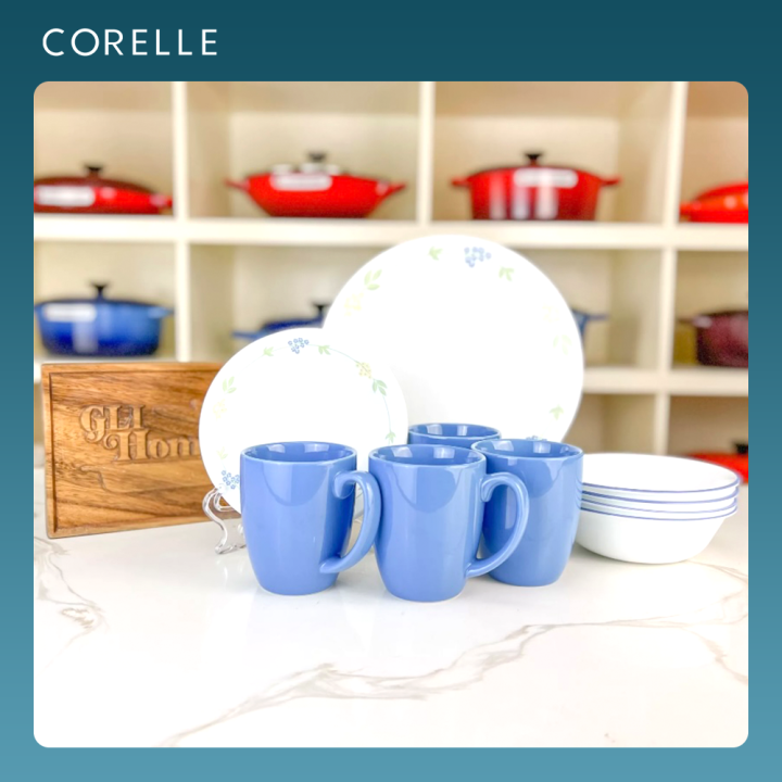 Corelle Secret Garden, 16-Piece Dinnerware Set, Authentic/Original Made ...