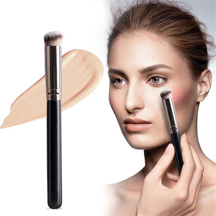 Concealer Under Eye Mini Angled Flat Top Nose Brush For Concealing ...