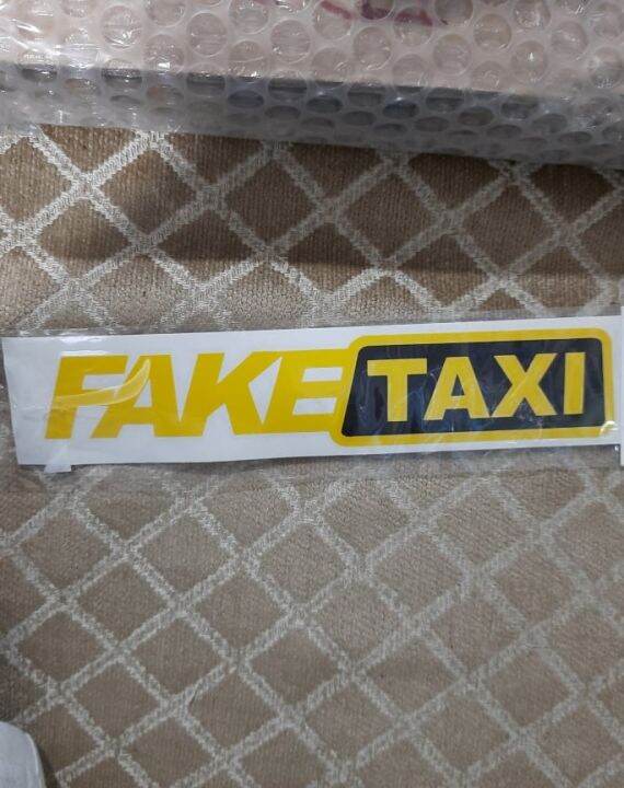 Fake Taxi sticker | Lazada PH