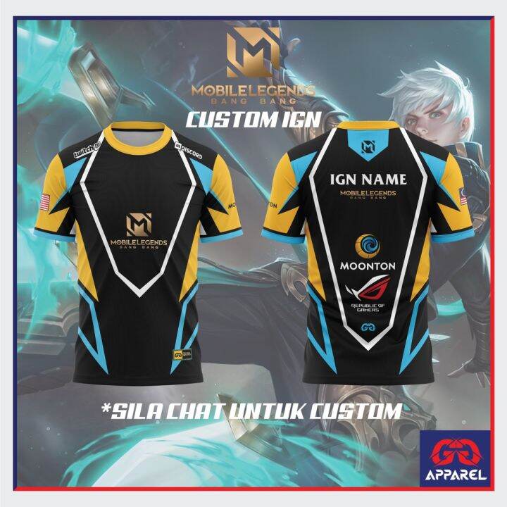 2022 fashion MOBILE LEGEND BANG MLBB UNISEX SHIRT FULL SUBLIMATION ...