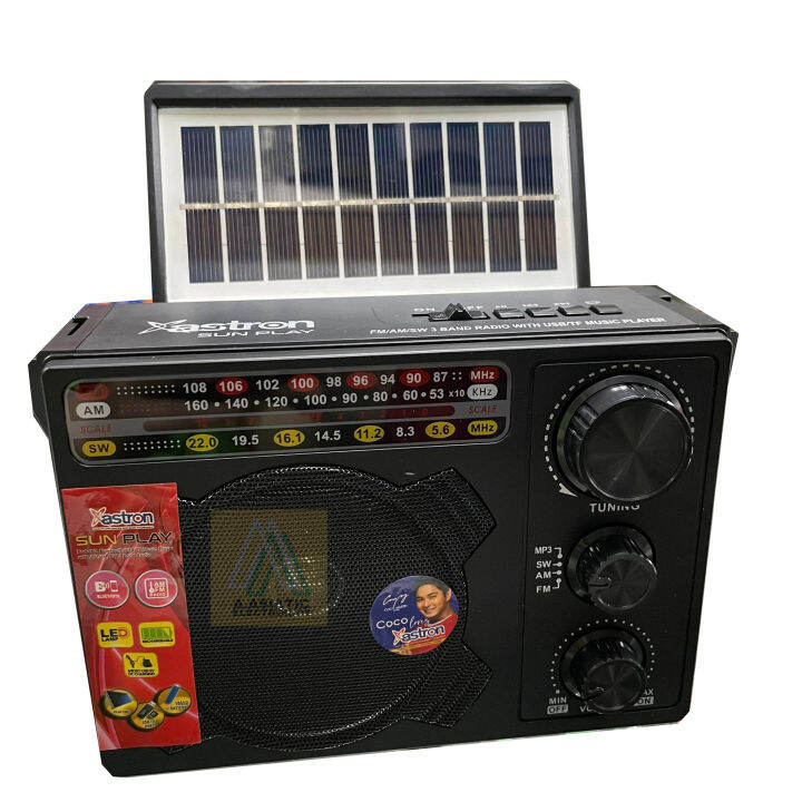 Sun Play Astron Radio with Lamp (BT/AM FM/LED Lamp/Micro USB/USB TF ...