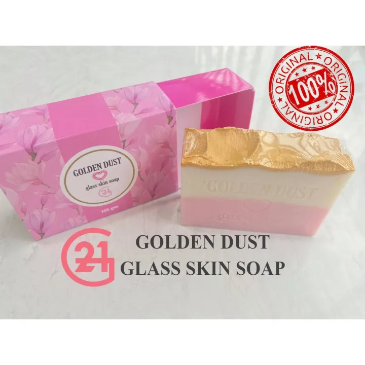 G21 Golden Dust Glass Skin Soap Original Authentic 135 gms + G21 Gold ...