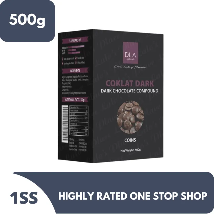 DLA Naturals Coklat Dark 500g | Lazada PH