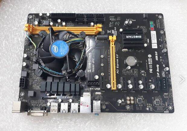 BIOSTAR พร้อม CPU i3-6100-+เมนบอร์ด รุ่น TB250-BTC LGA 1151 DDR4 : มี M ...
