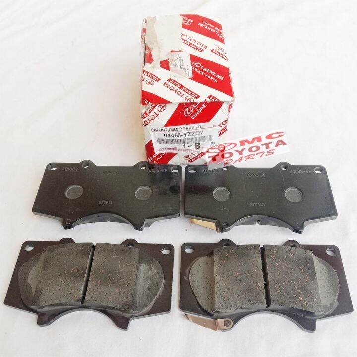 Brake Pad Kampas Rem Depan Toyota Fortuner 4X4 WD 04465-YZZQ7 | Lazada ...