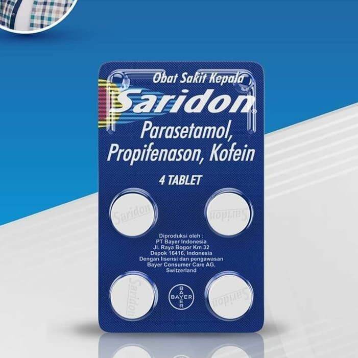 Obat sakit kepala SARIDON tablet | Lazada Indonesia