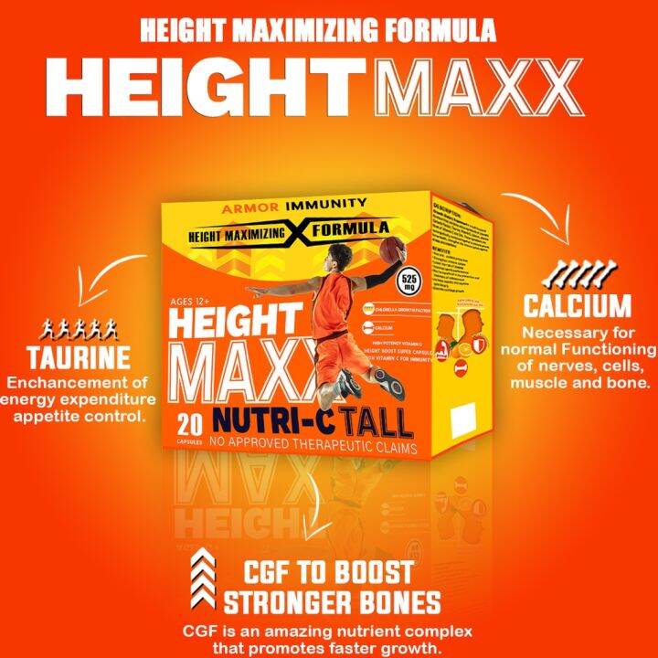 Height Maxx Pampatangkad Vitamins | Lazada PH