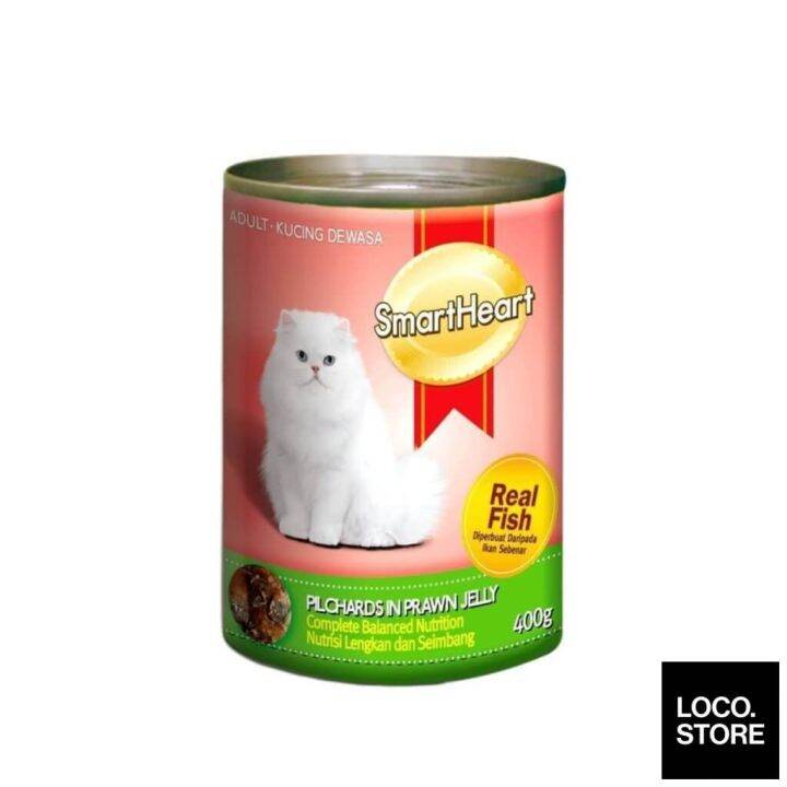 Smart Heart Cat Canned Food Pilchards 400g | Lazada