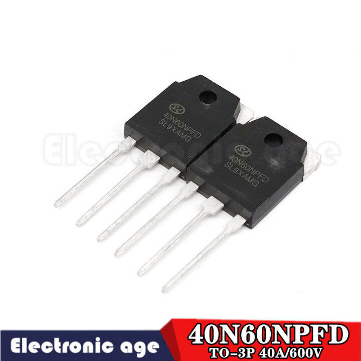 5Pcs Original 40N60NPFD TO-3P SGT40N60NPFD TO3P 40A/600V IGBT ...