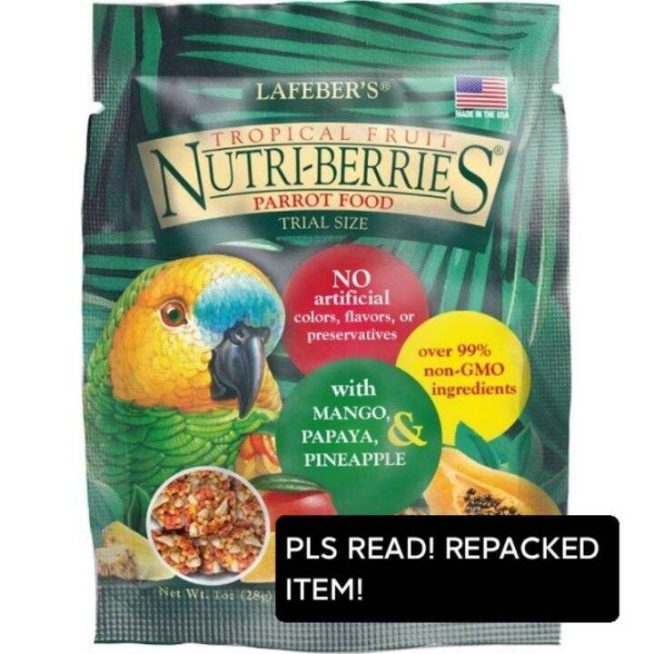 PLS READ! Lafeber Nutri Berries Sampler Pack - Original bird treat cockatiel conure food parrot ...