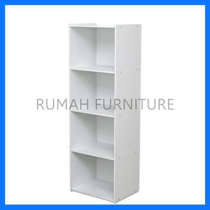 LEMARI RAK BUKU 4 SUSUN KINGDOM | Lazada Indonesia
