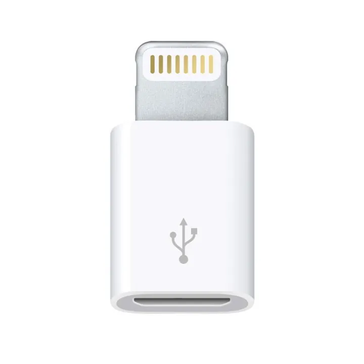 Micro USB Mini Converter to Lightning Male Adapter Type C Data ...
