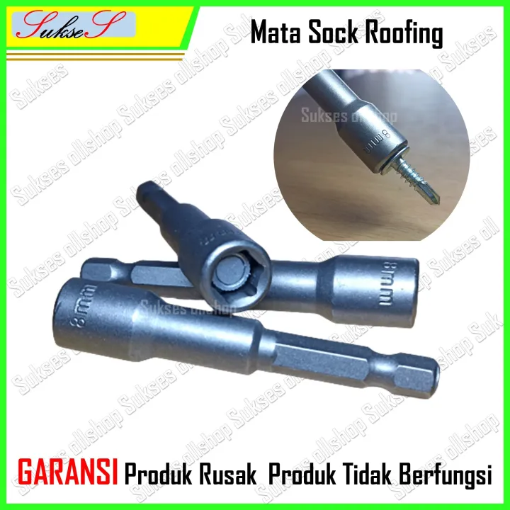 Mata Sock Roofing Mata Sok Magnet Sock Bor Roofing Baja Ringan Baut ...