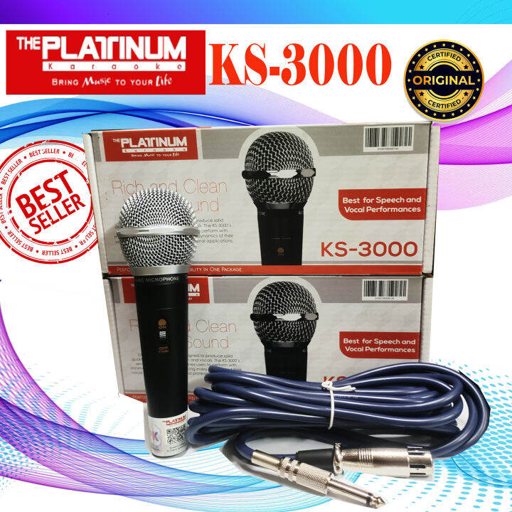 Platinum KS-3000 Karaoke Microphone | Lazada PH