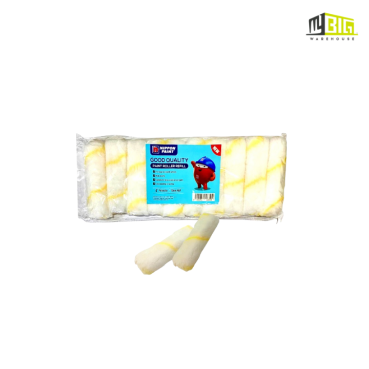 NIPPON PAINT ROLLER REFILL POLYESTER 4" X 1 PC | Lazada