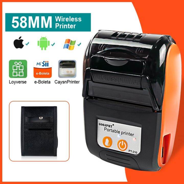 58mm Mini Smart Thermal Printer Portable Receipt Bill Maker Android IOS Windows Pocket Mobile ...