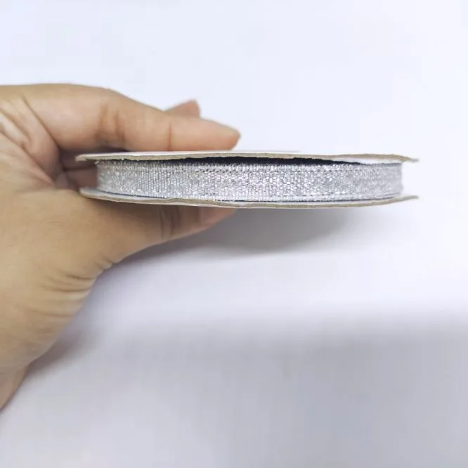 1pc 1/4 inch Silver Metallic Ribbon Roll/Trimming by handcrafts4keeps ...