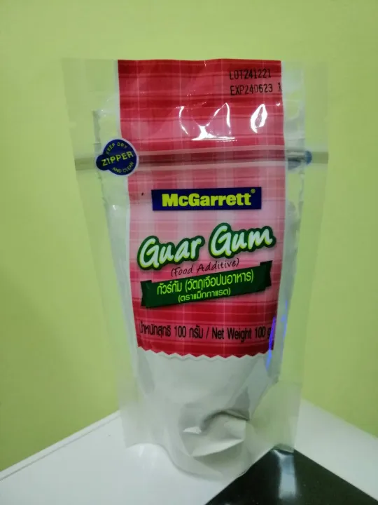 แม็กกาแรต กัวร์กัม (วัตถุเจือปนอาหาร) 100 กรัม McGarrett Guar Gum (Food ...