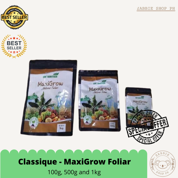 ORIGINAL CHC AGRITECH Maxigrow Natural Foliar Plus Humates 100g, 500g ...