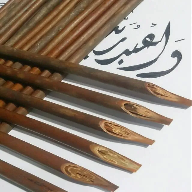 Ready Stok Pena Handam Kaligrafi Pena Kalam Khat Kayu Resam Murah Sudah ...