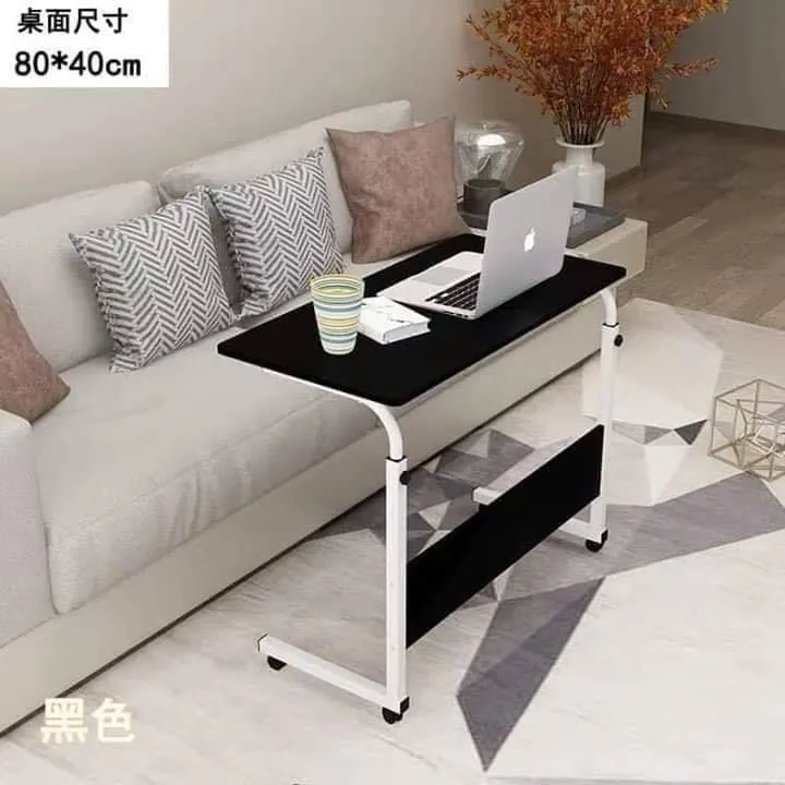 Multifunctional Computer Table Movable With Wheel Across Folding Desk ...