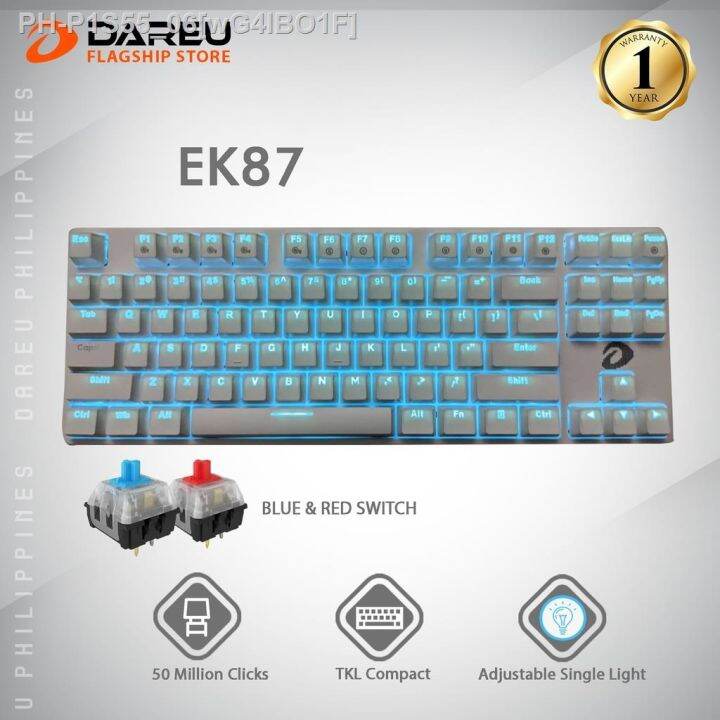 Dareu Ek87 Artic Mechanical Keyboard TKl / | Lazada PH