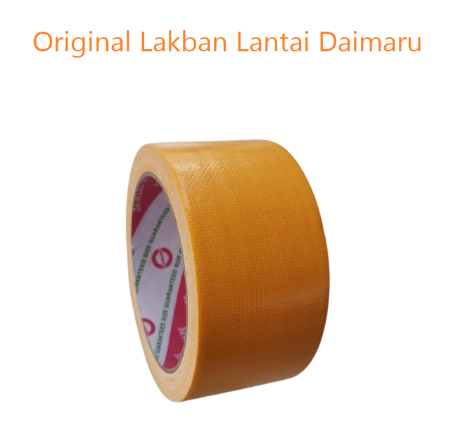 Lakban Lantai Floor Marking Tape Kain Warna Kuning Daimaru 2in 2inch ...