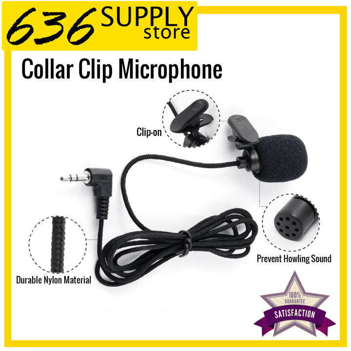 HIGH QUALITY MICROPHONE FOR LECTURE HALL PRESENTATION WITH CLIP Wire ...