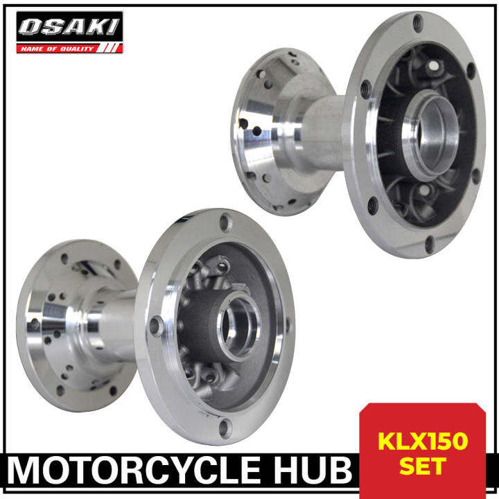 KLX150 Osaki Mirror Chrome Hub (Hub Set / Front Hub / Rear Hub) | Lazada PH
