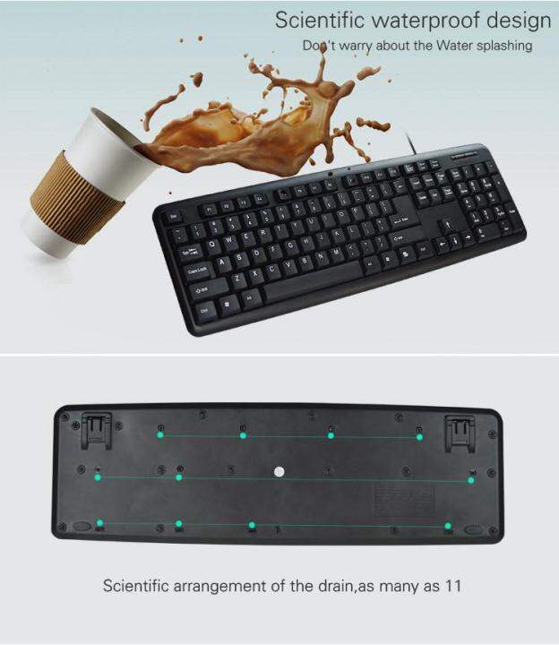 Office wired pc computer keyboard E001 | Lazada PH