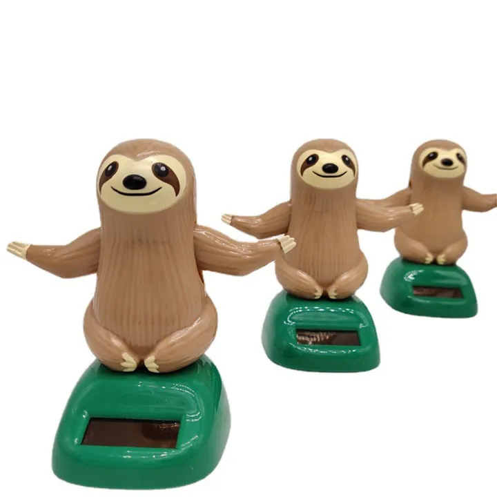 WRIGHTJ ภายในรถจอแสดงผลรถตกแต่งรถ Dashboard เครื่องประดับเขย่าหัวตุ๊กตา ...