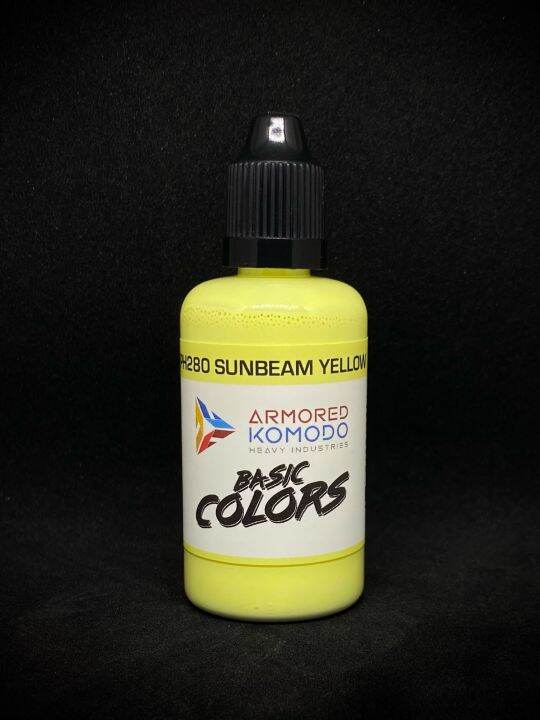 Sunbeam Yellow PH280 50ml Armored Komodo Airbrush Hobby Paint | Lazada PH