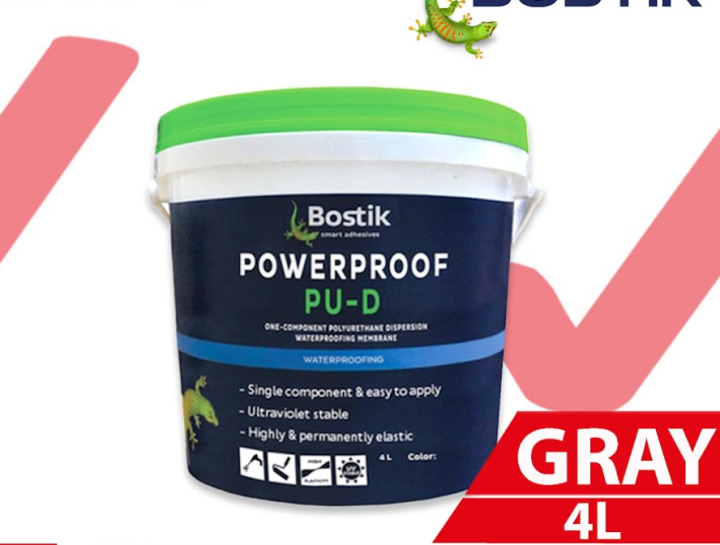 Bostik Power Proof Pu-D Waterproofing Mix Gallon Prevents Water Leakage ...